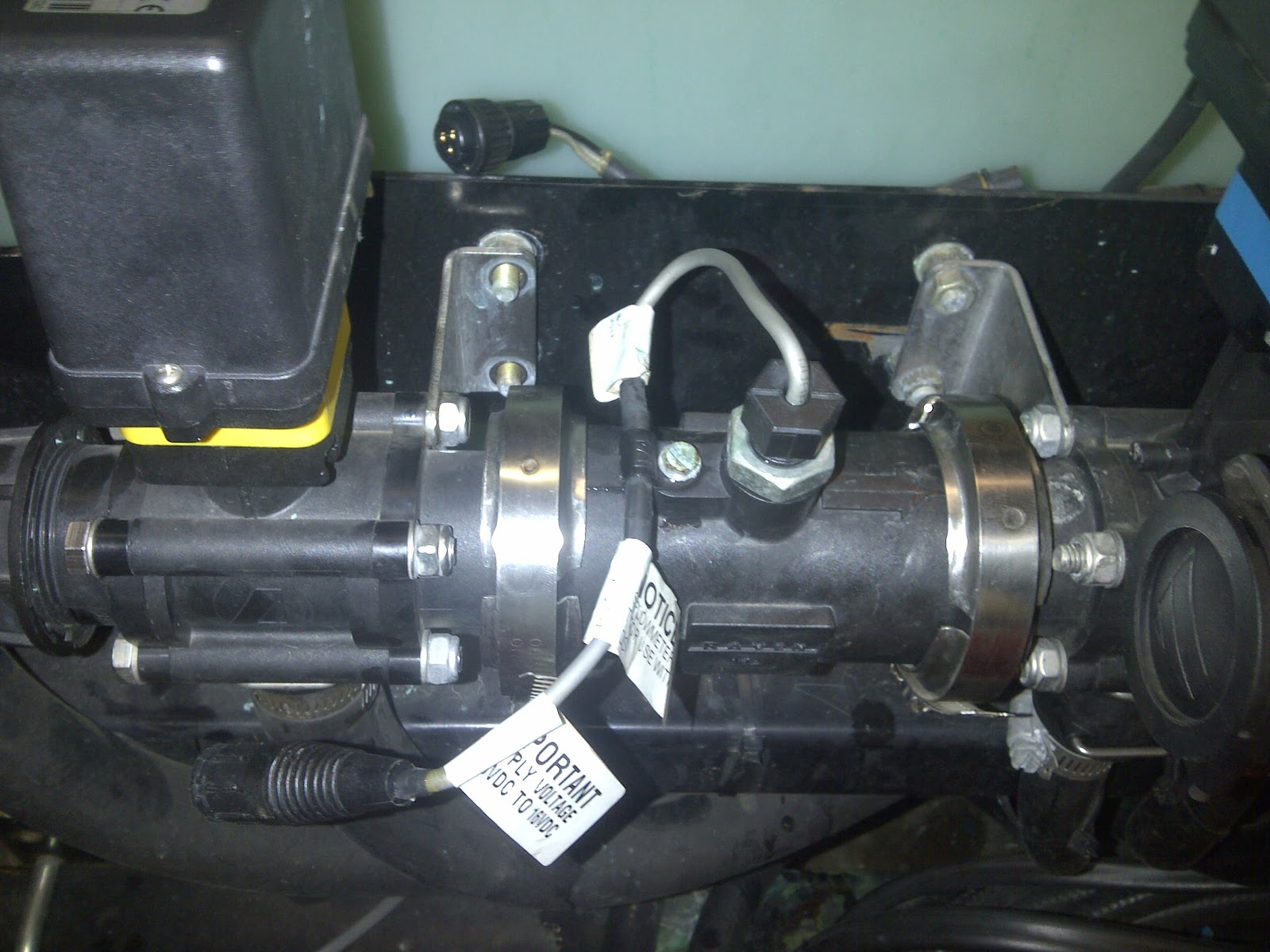 Bobs Shop: 2011 Toro 1250 sprayer flow meter cleaning