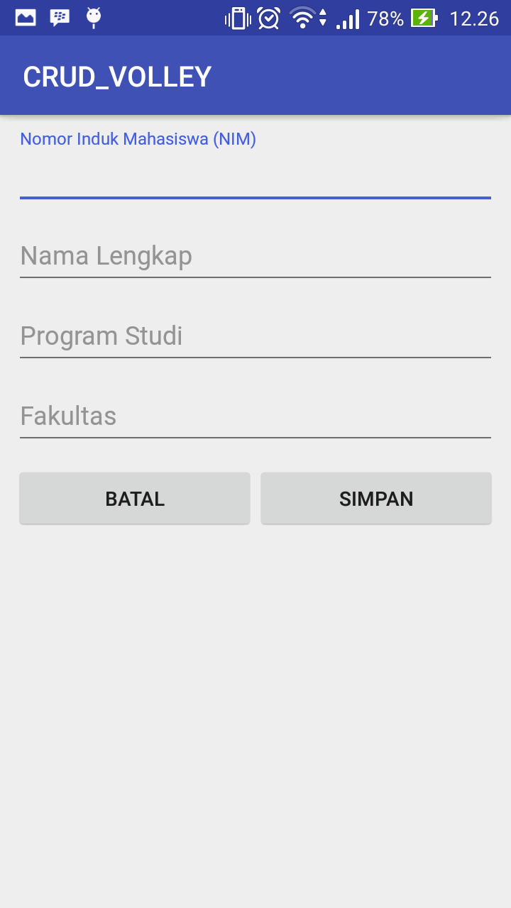 crud (cread,read,update,delete) mysql android studio with volley - NGO-DING