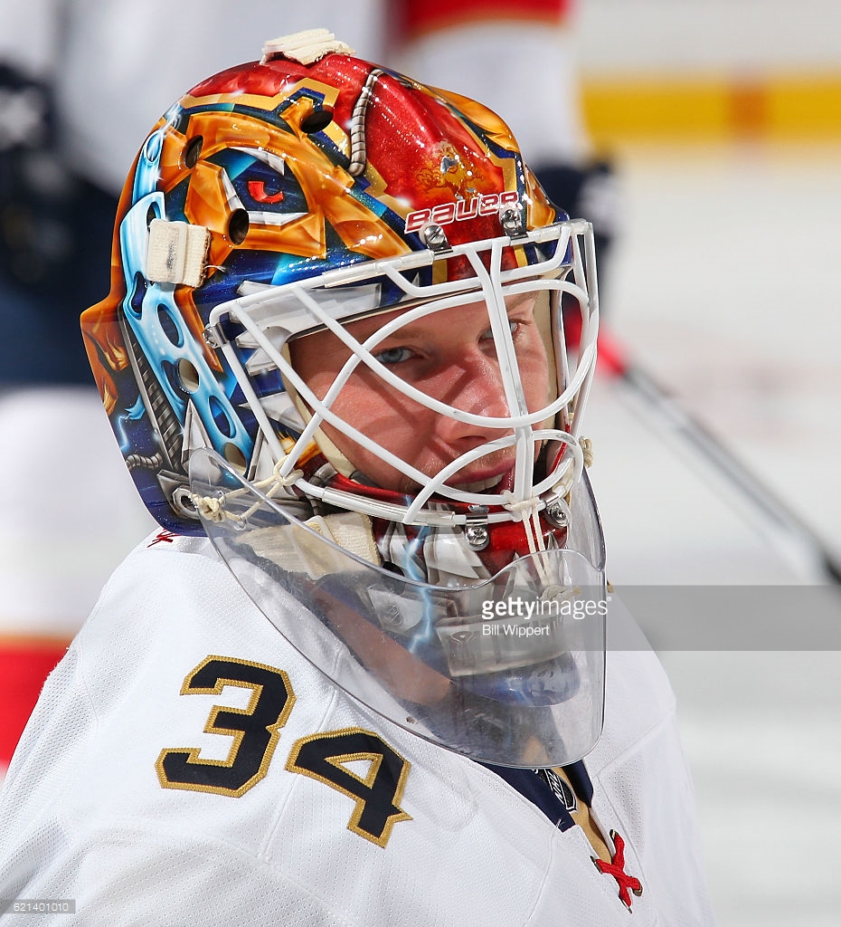 I Love Goalies!: James Reimer 2016-17 Mask