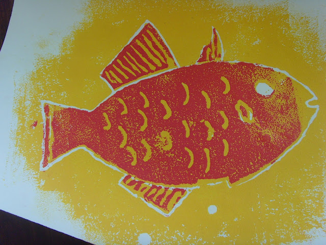 Corbet Art: Exploring poly block printing