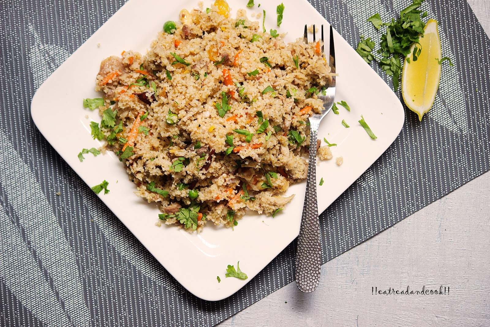 Dalia Pulao / Broken Wheat Pulao