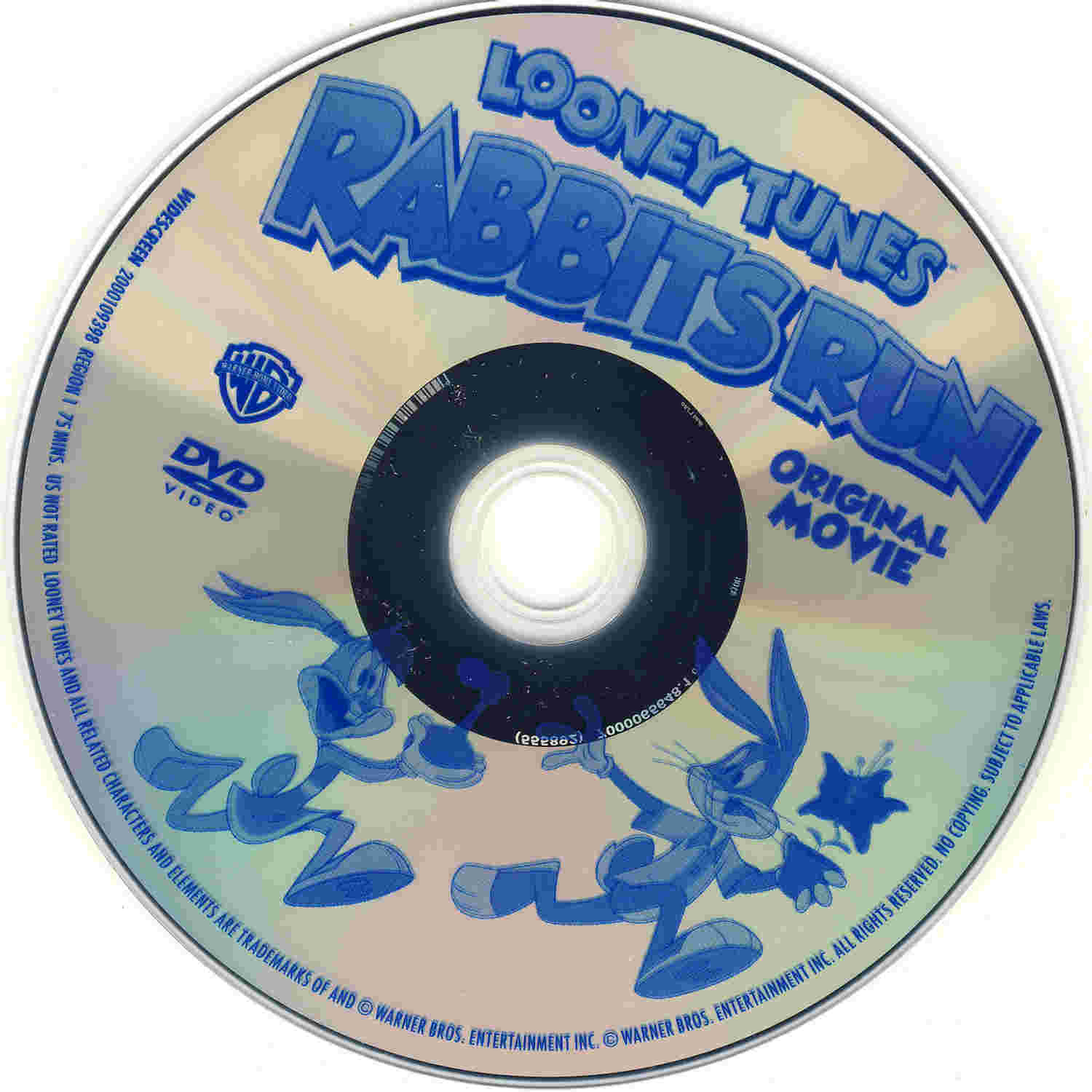 Base : Looney Tunes Rabbits Run (2015) - Cover & Label DVD Movie