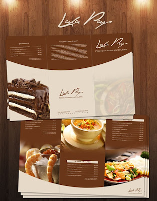 Contoh Desain Menu Restaurant | Belajar CorelDRAW