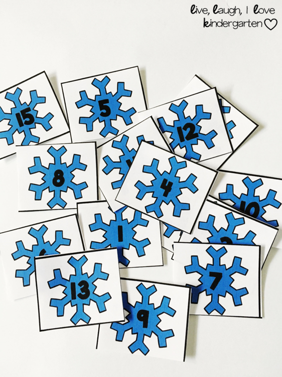 Winter Sensory Bin Letters and Numbers | Live, Laugh, I LOVE Kindergarten