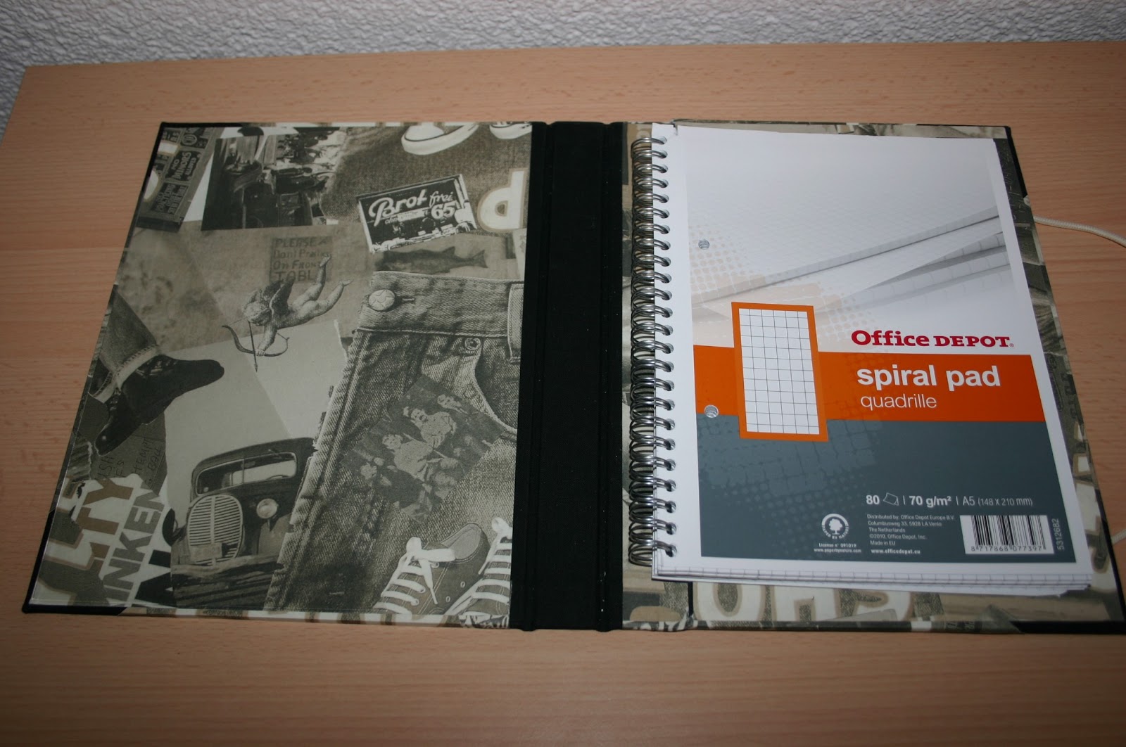 Dagmar's - Kreativblog: Umschlag für Collegeblock