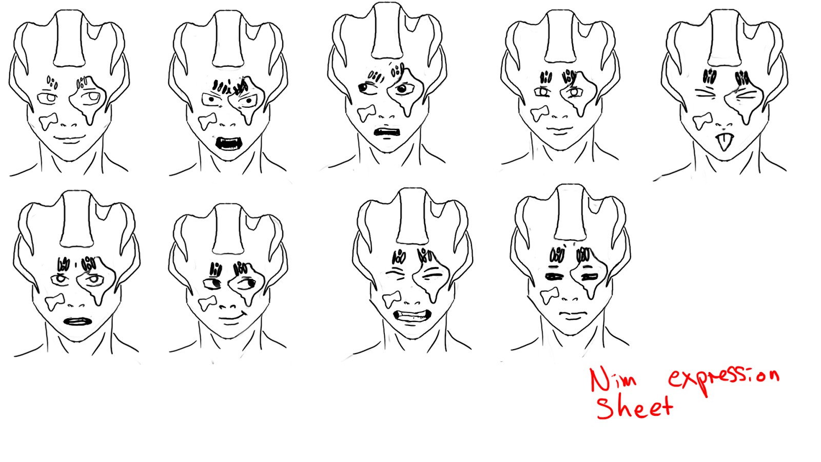 Pre-Production for Animation: expression sheets