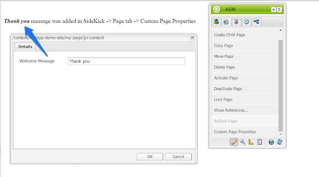 Experiencing Adobe Experience Manager (AEM, CQ): Creating Custom Page Properties Dialog in CQ