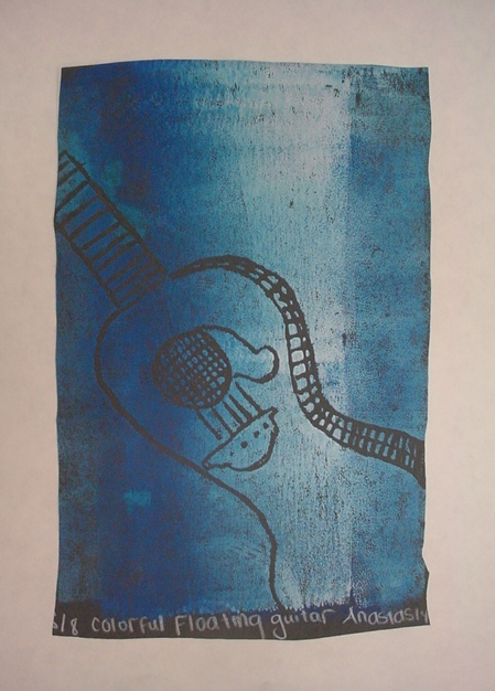 Mrs. Knight's Smartest Artists: 4th grade:musical instrument prints