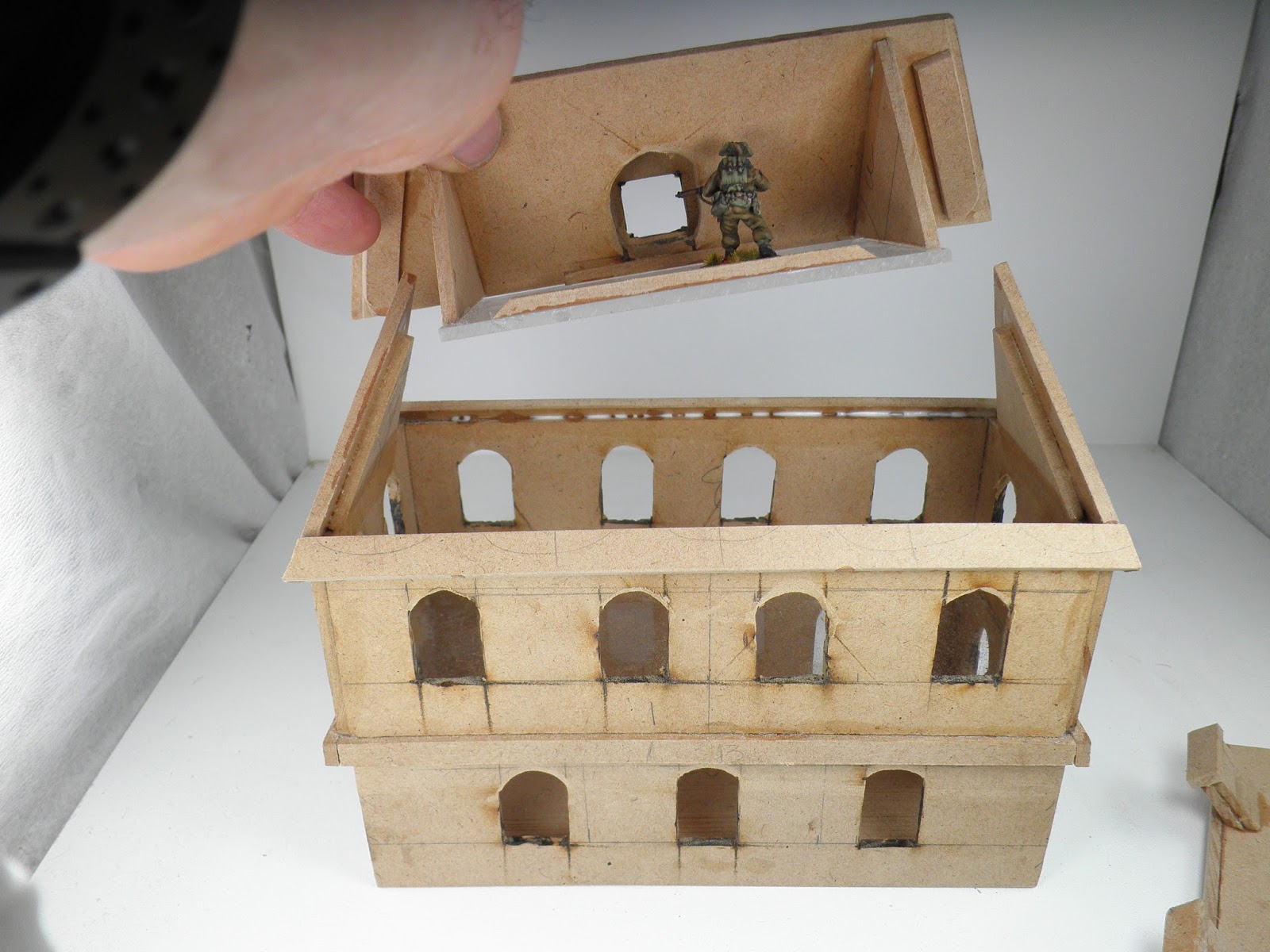 JOHN BOND's WARGAMING STUFF: DIY MDF BUILDINGS, Part 1 28mm