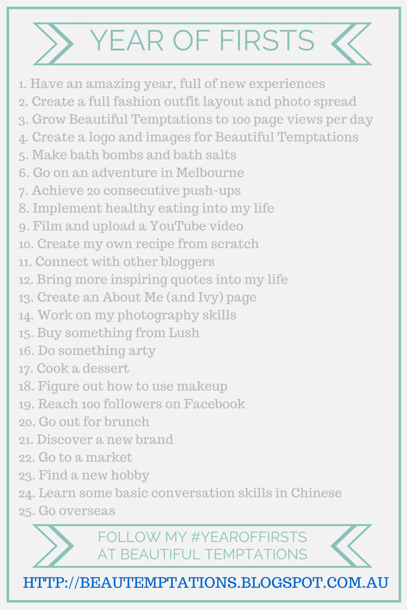 Beautiful Temptations: Year Of Firsts