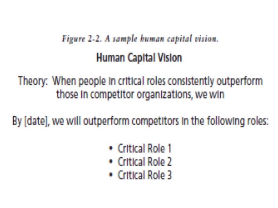 Human Resource Experience: Setting the Human Capital Vision (Bradley W ...