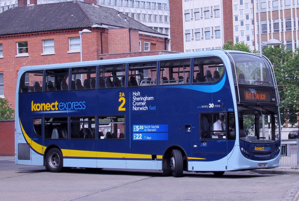 Steve's Bus & Train Page: Konect E400 Transition Begins