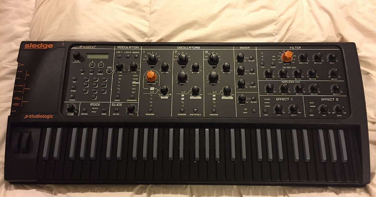 MATRIXSYNTH: StudioLogic Sledge 2.0 Black Edition