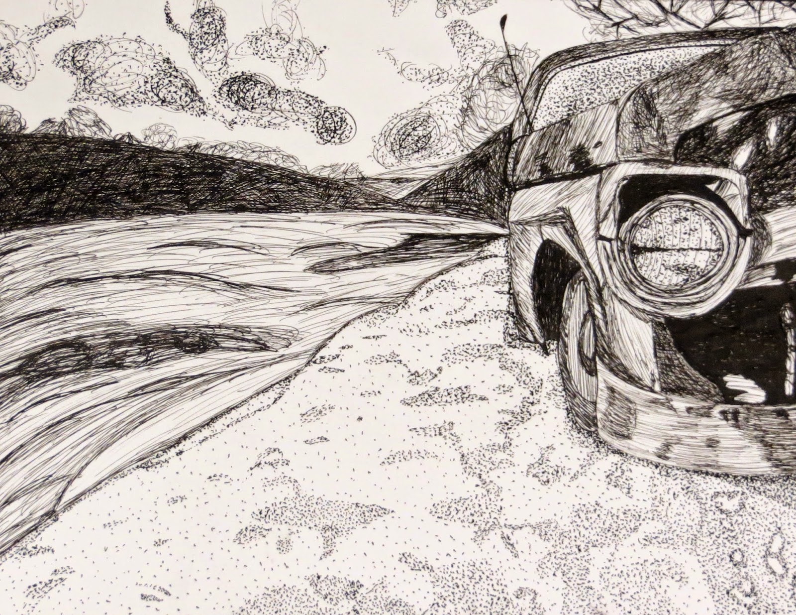 The Creative License: High School Pen and Ink