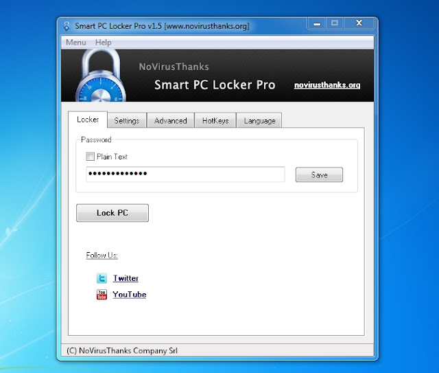 Lock Your Computer with Smart Locker | abdulmuneernk