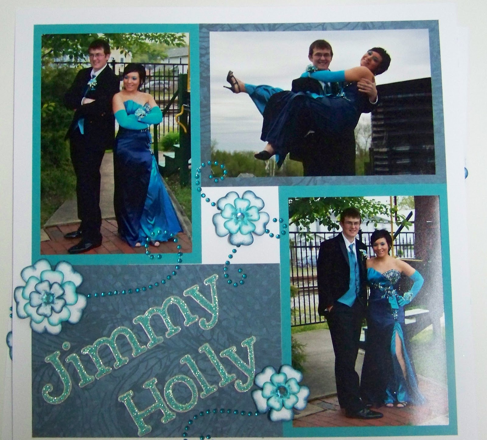 Scrappin' Jenn's Creative Round Up: 2 Prom Layouts