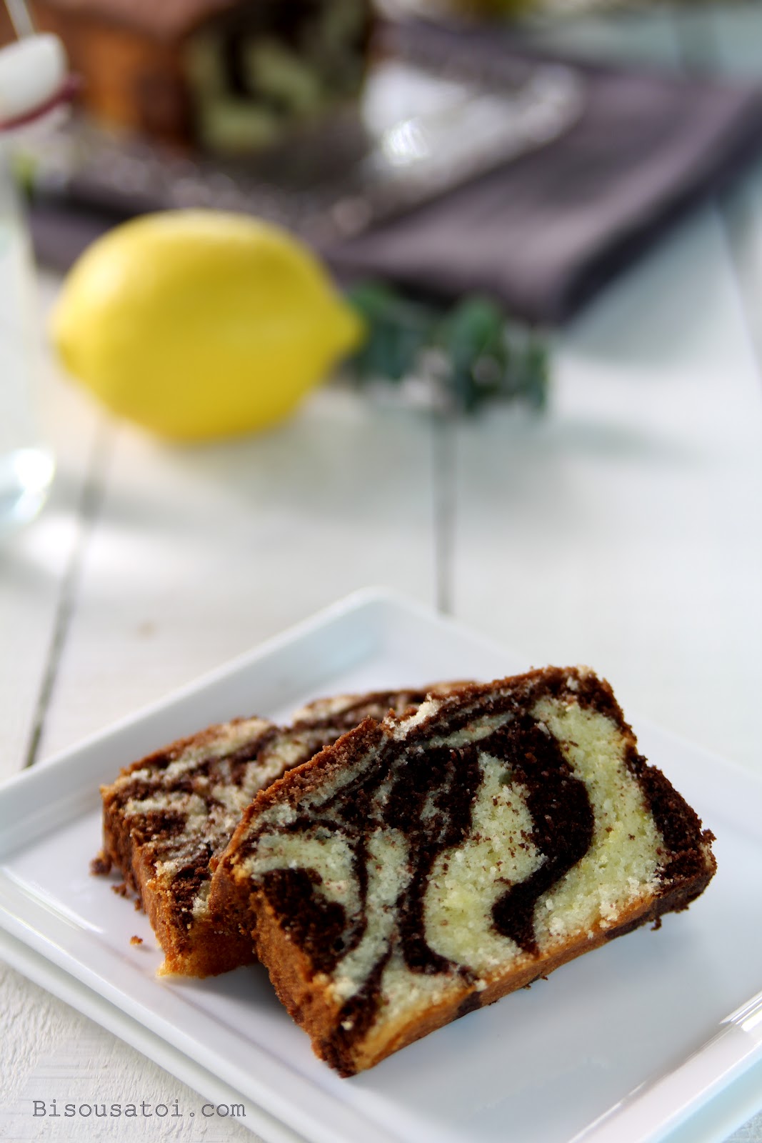Everyday Cake - Lemon Marble Cake - Bisous À Toi