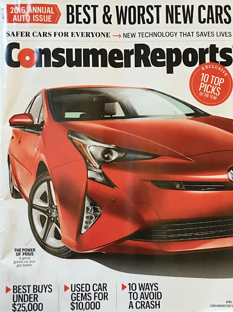 Shocking Car News: Consumer Reports' 2016 Annual Auto Issue is running ...