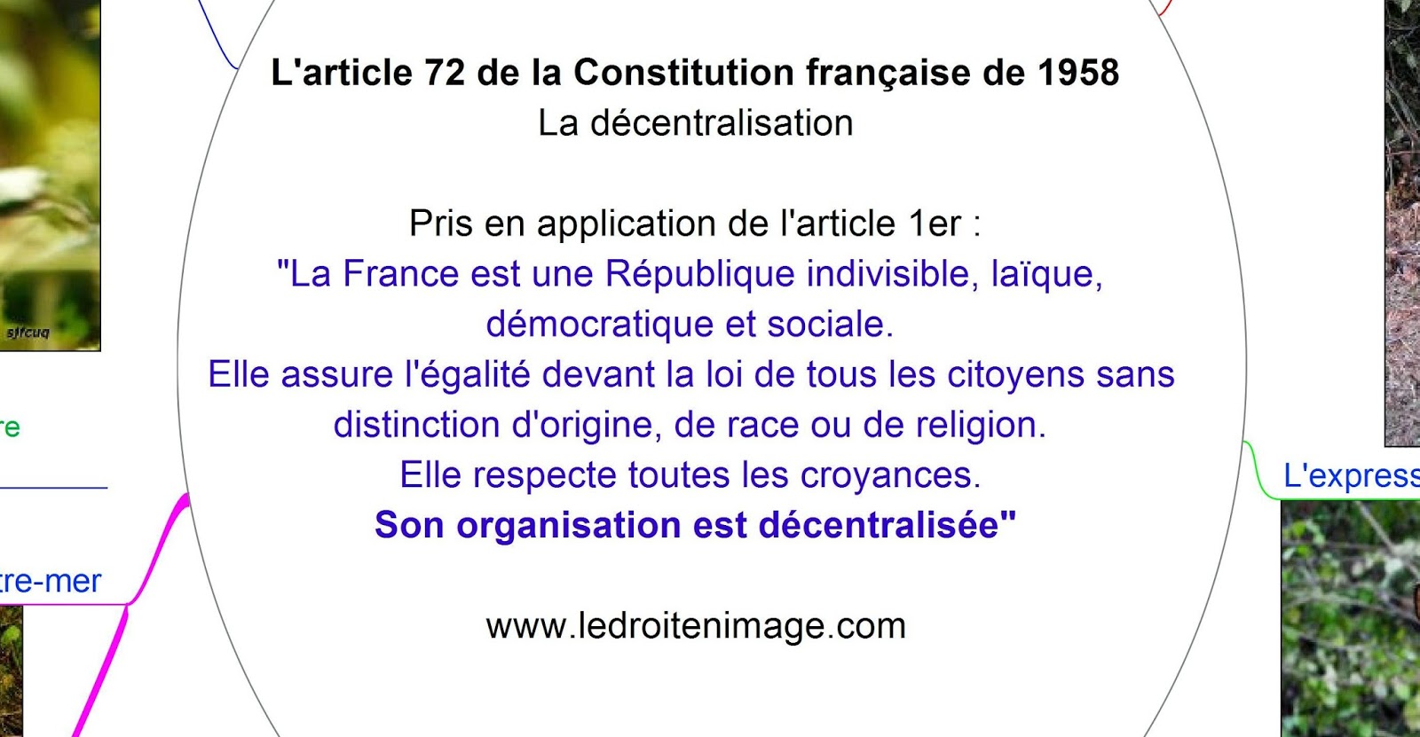 L'article 72 de la Constitution française de 1958