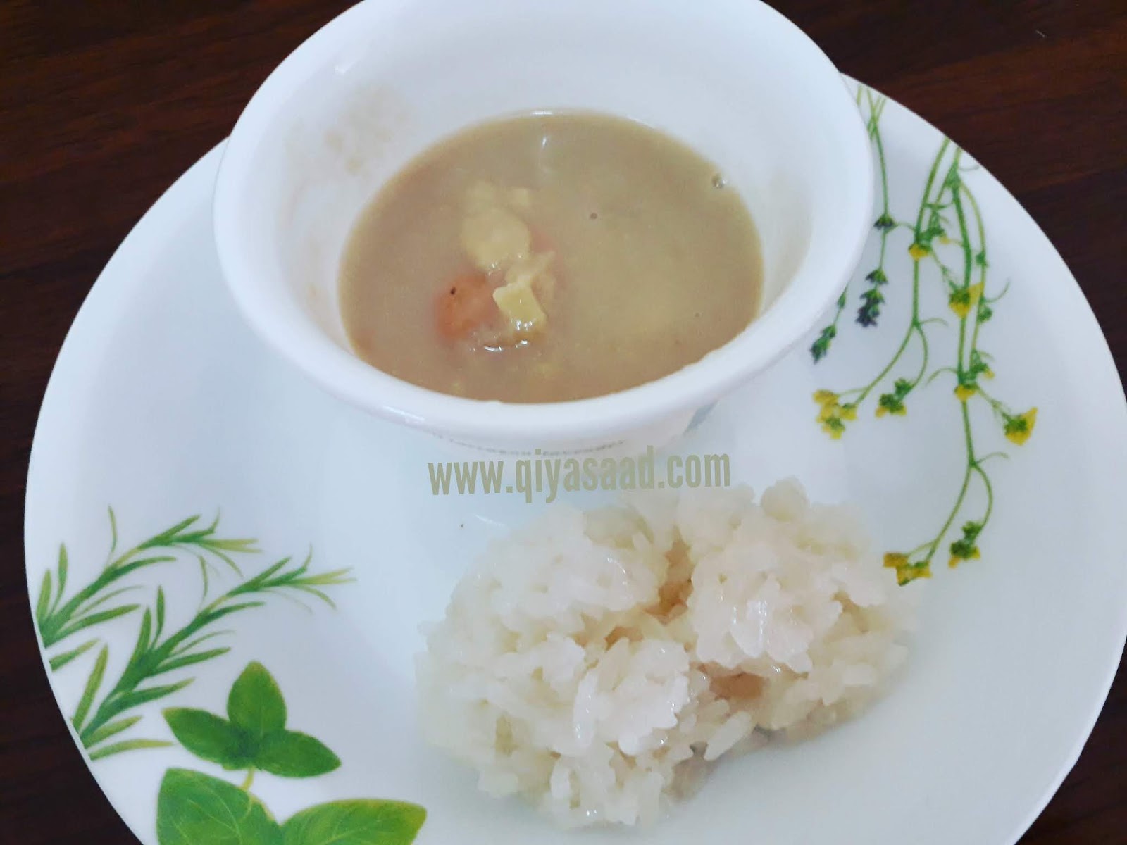 Resepi Bubur Durian Paling Simple ~ Qiya Saad