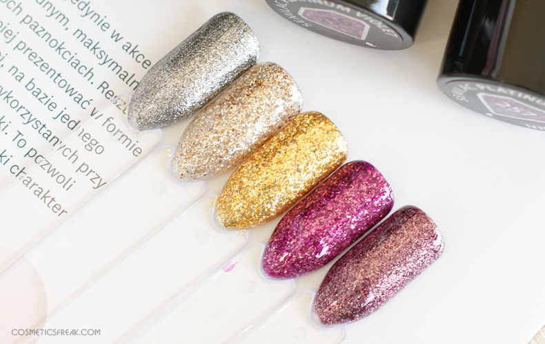 SEMILAC PLATINUM - 5 NAJŁADNIEJSZYCH KOLORÓW - 257, 258, 259, 260, 261 ...