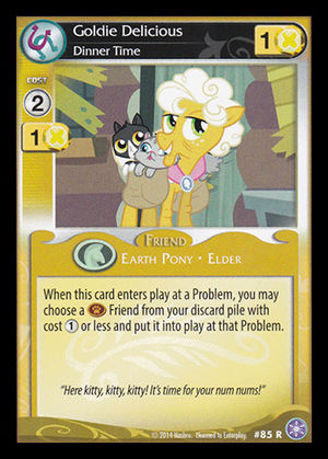 MLP Goldie Delicious, Dinner Time CCG Cards | MLP Merch
