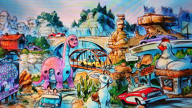 100 Days of Pixar: Cars Land - LaughingPlace.com