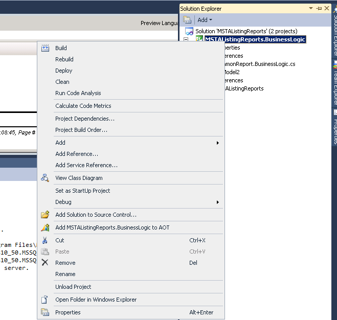 Microsoft Dynamics AX: Dynamics AX 2009 Report libraries to Dynamics AX 2012 SSRS Reports