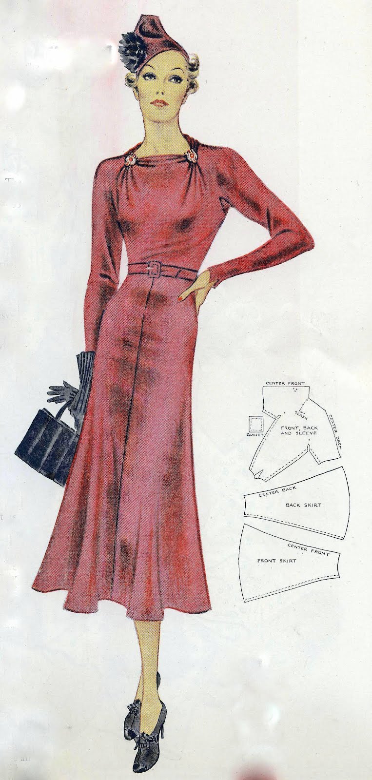 Inspired by Vintage: December 1936 Fashion