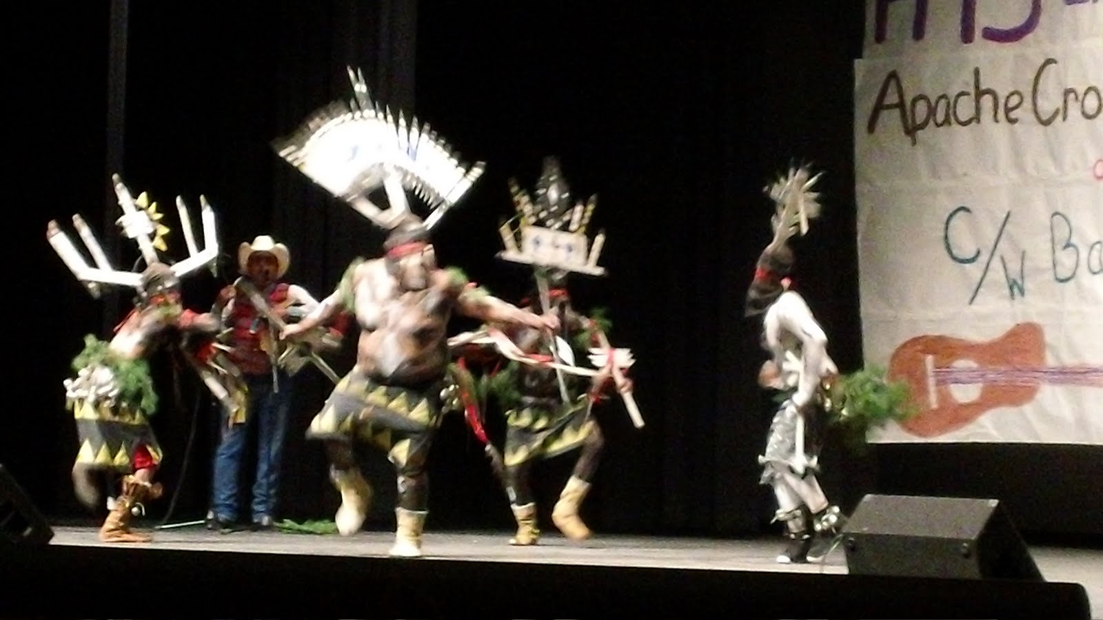 Out here in Pinon: Apache Crown Dancers