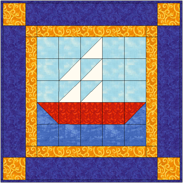 Patchwork en Casa - Patchwork with Love: Bloque de la Semana: Sailing ...