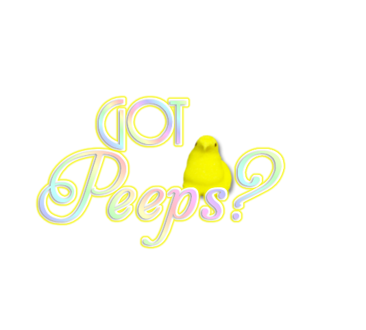 Graphic Groupies: GOT PEEPS WORD ART