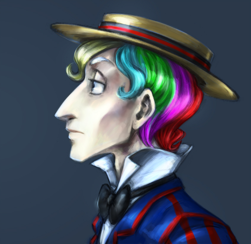 That limey sure draws a lot: RGB- a little too human.