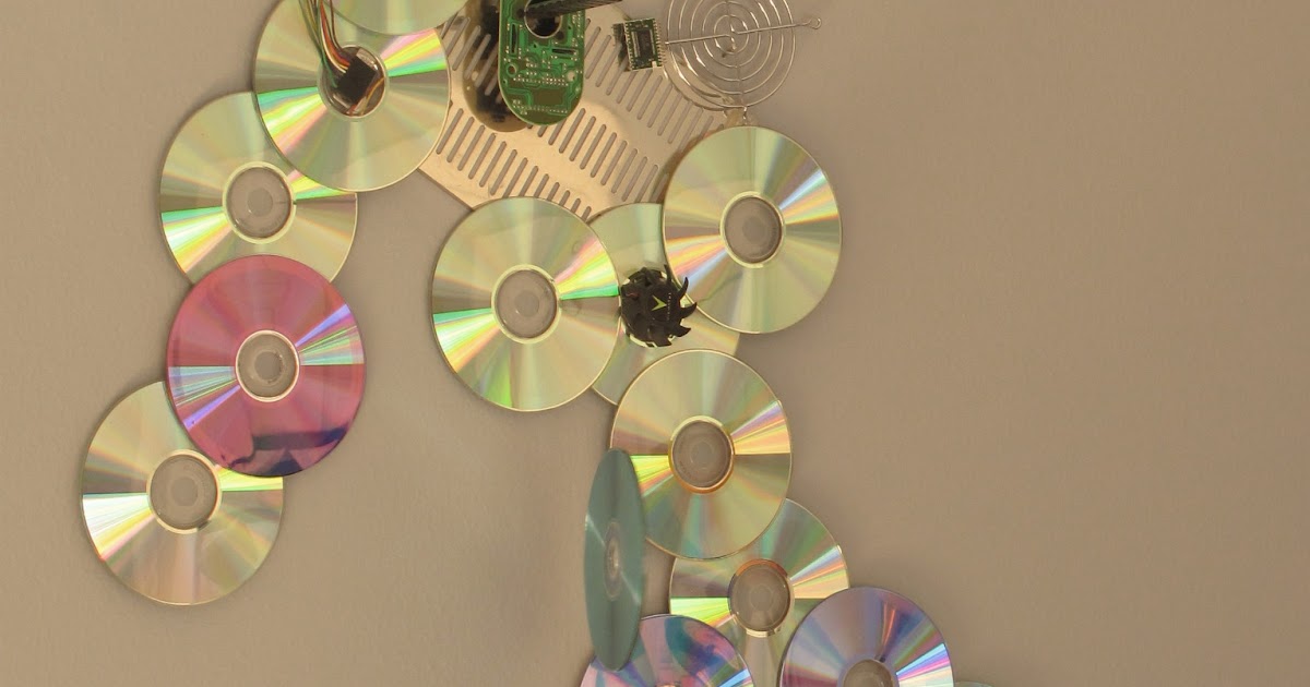 Just Judy : Repurpose with old CD's & computer parts!