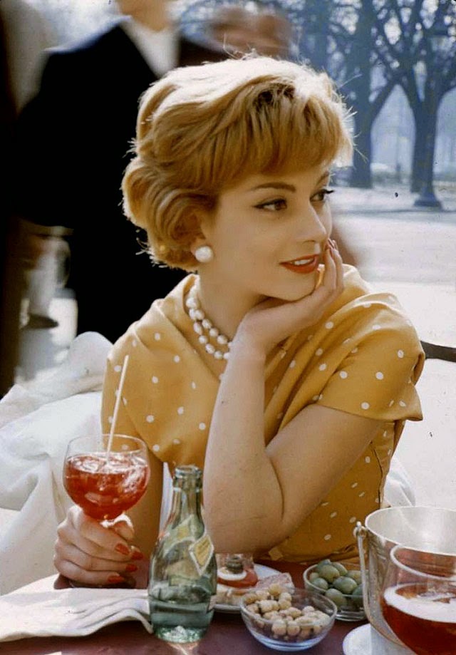 Beautiful Marie-Hélène Arnaud of the 1950s ~ Vintage Everyday