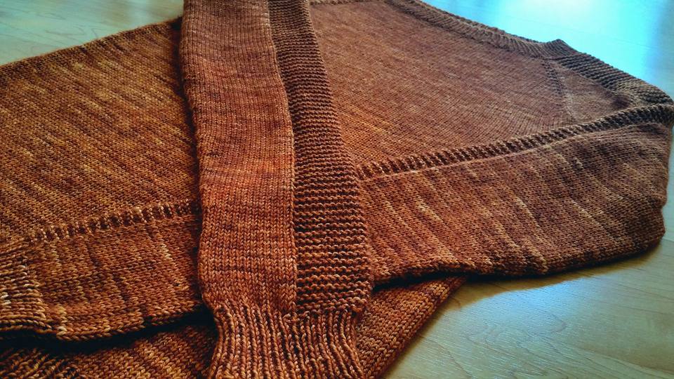 ...Knitting Up A Storm: FO: Flax Light Sweater