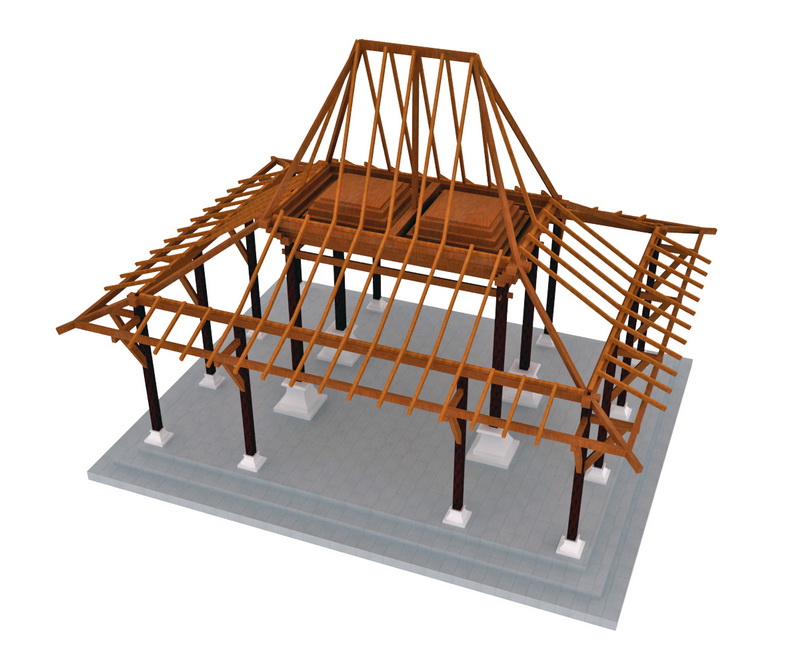 42+ Struktur Atap Kayu, Inspirasi Yang Pas Untuk Hunian Anda