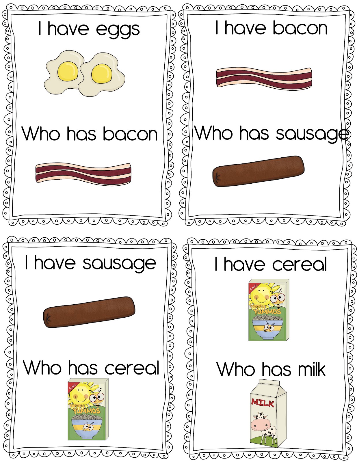 New "It's Breakfast Time" Math and Literacy Unit and a FREEBIE!!!!!