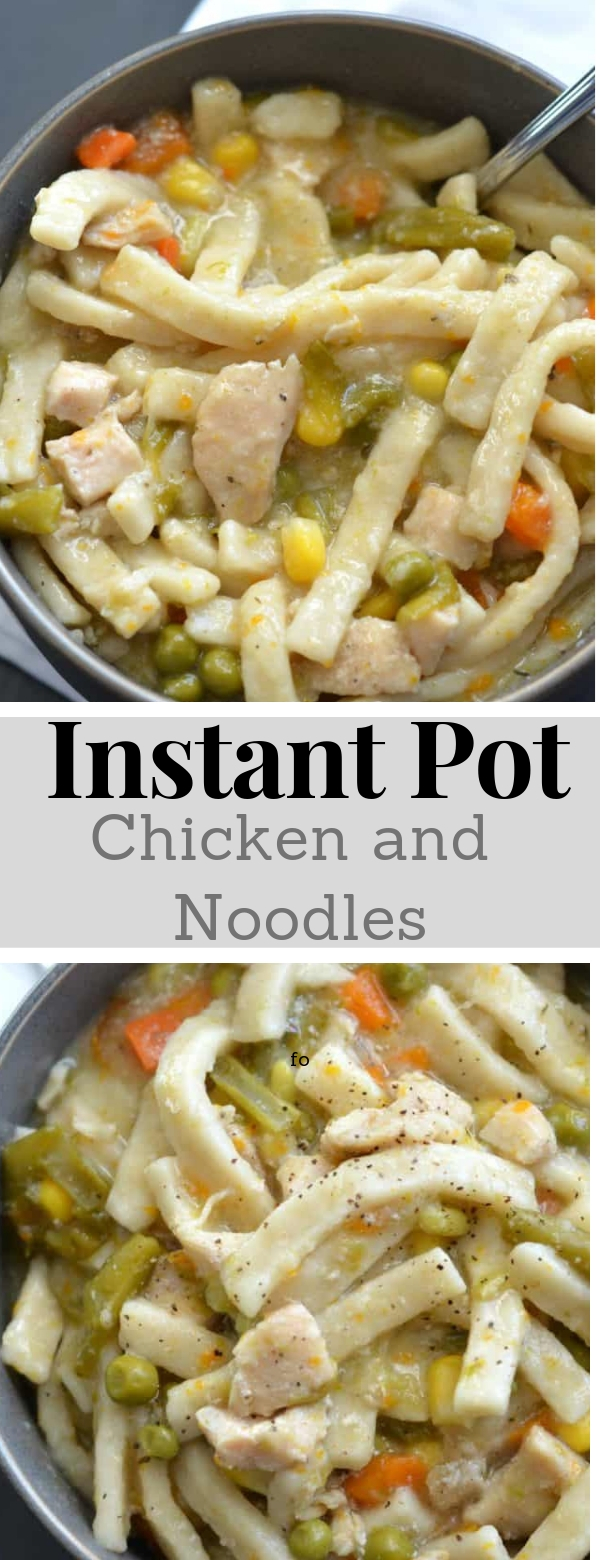 Instant Pot Chicken and Noodles - Pot Recipe