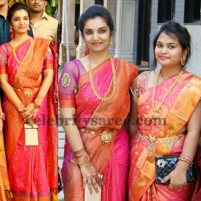 Pretty Women Kollam Pattu Saree - Saree Blouse Patterns