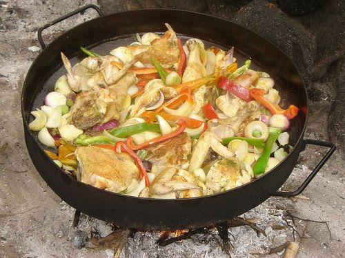 RECETAS DEL MUNDO. Pollo al disco (Argentina)