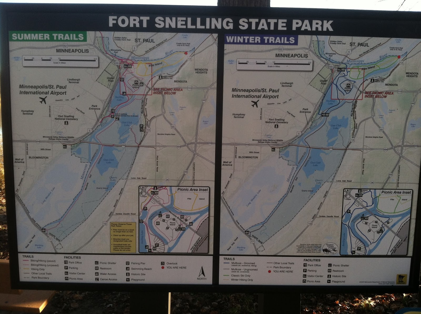 Myatt's Hikes: Pike Island Loop, Fort Snelling State Park, Minnesota