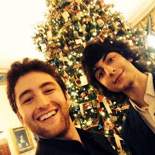 forte tenor fan: Forte Tenors at the White taking a tour before rehearsals.