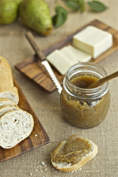 Roasted pear and cardamom butter | Yankee Kitchen Ninja