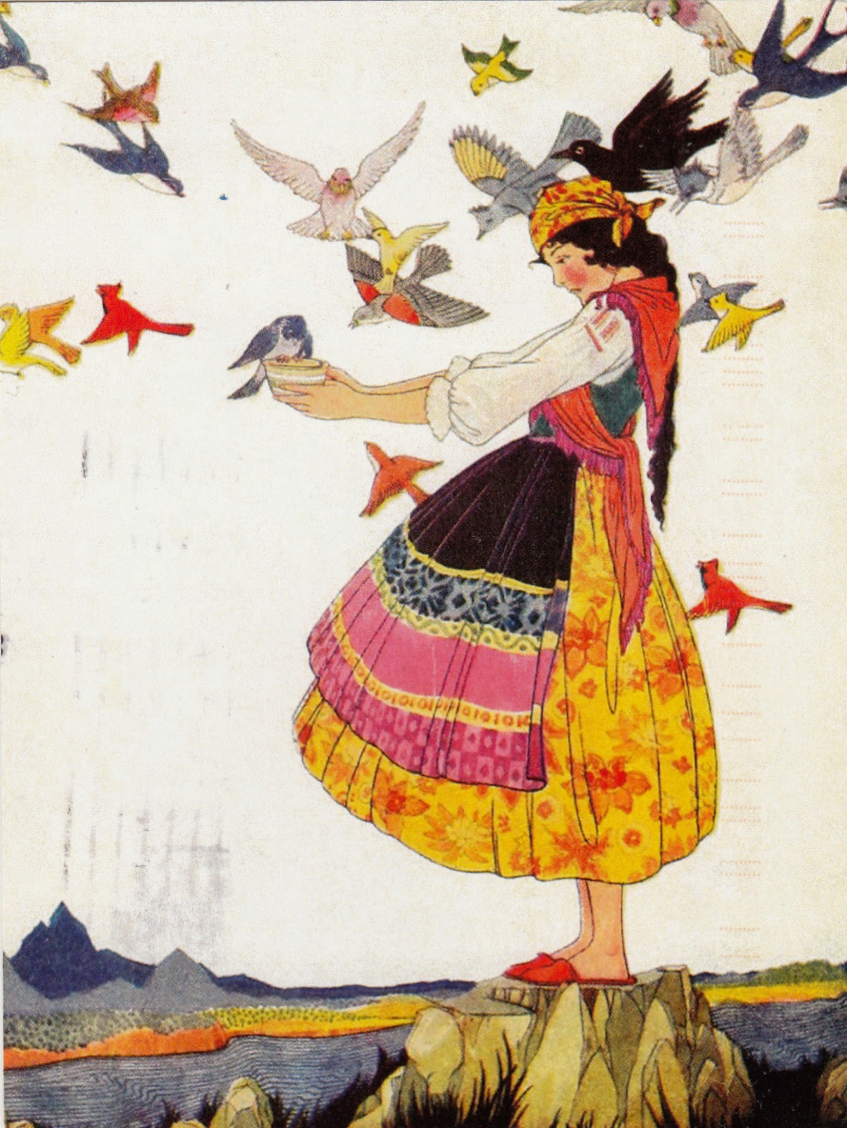 [Postcrossing] 336 - 美國寄來Maud and Miska Petersham的illustration明信片 - 玩 ...