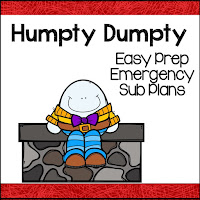 Ms. Moran's Kindergarten: Kindergarten No Prep Emergency Sub Plans and ...