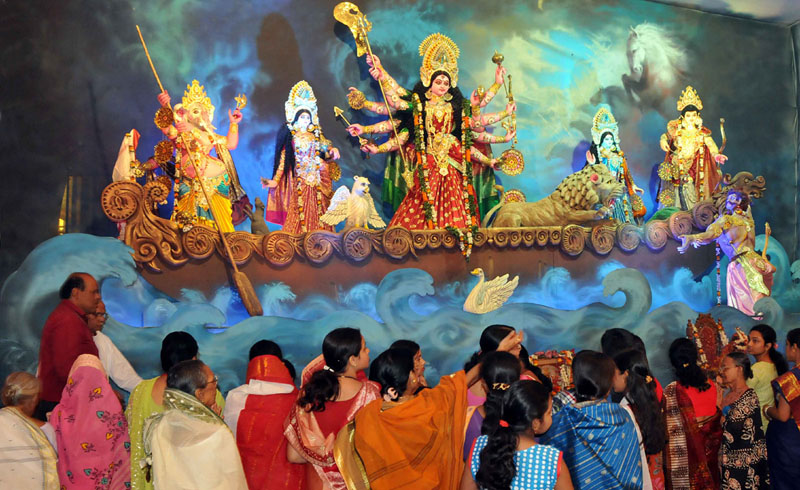 Varanasi View: Durga Puja at Eagle Club Varanasi