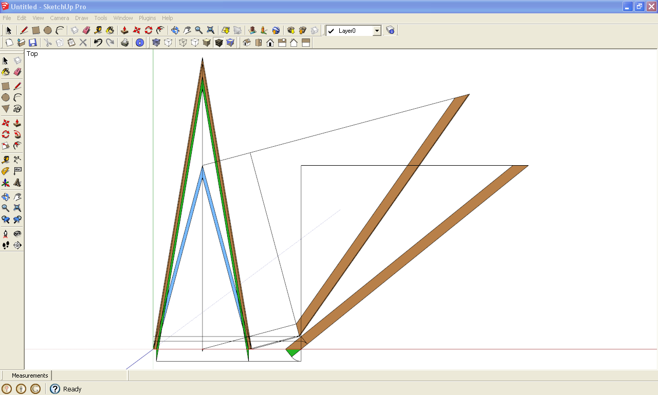 Roof Framing Geometry: Draw Down Technique SketchUp Ruby Plugin