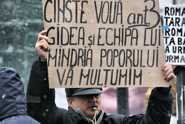 Photographis: Protest - Bucuresti - ziua a 10-a