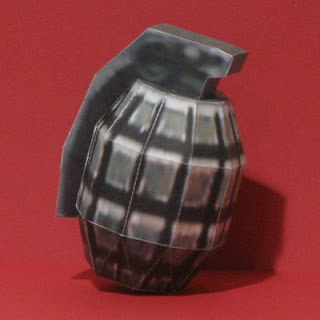 Half-Life - Mk 2 Fragmentation Grenade Papercraft | Papercraft Paradise ...